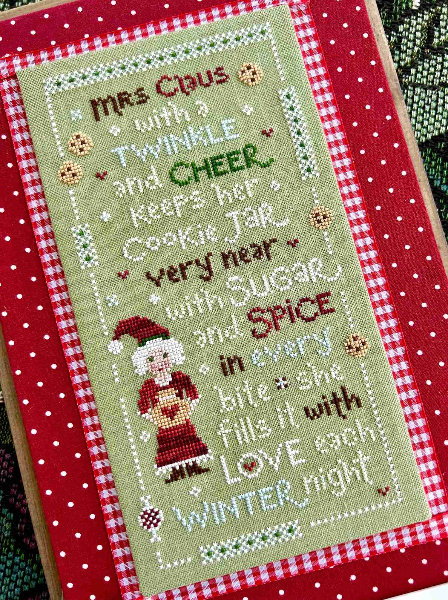 Mrs Claus Cookies Pattern – Colour and Cotton