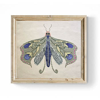Flower Moth III Pattern – Colour and Cotton
