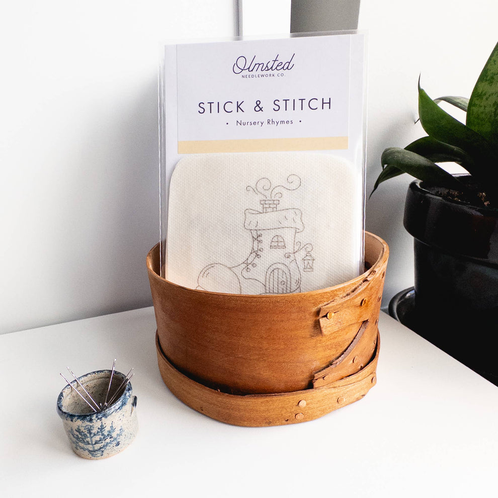 Nursery Rhyme Stick and Stitch Embroidery Patterns – Colour and Cotton