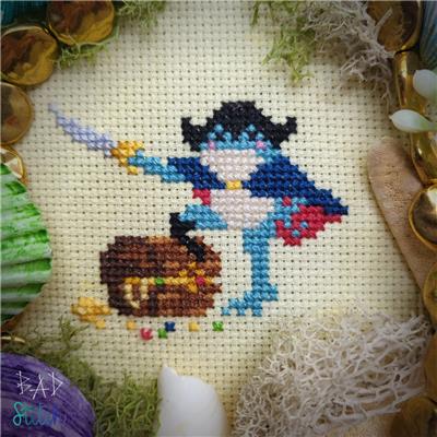 Captain Legs Pattern – Colour and Cotton