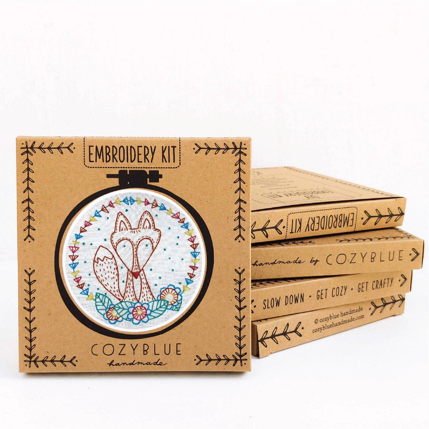 Crafty Fox Embroidery Kit – Colour and Cotton