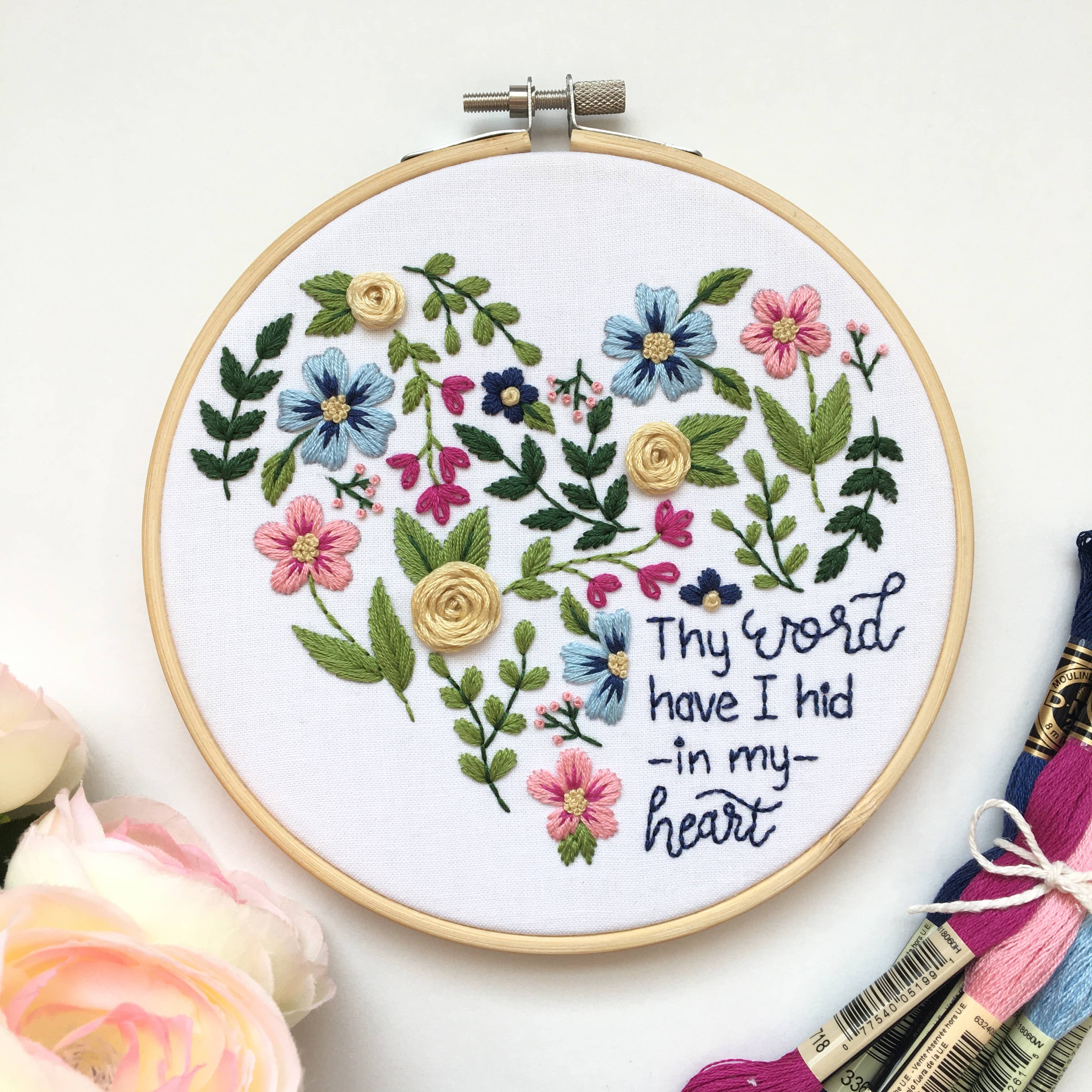 Thy Word Embroidery Kit – Colour and Cotton