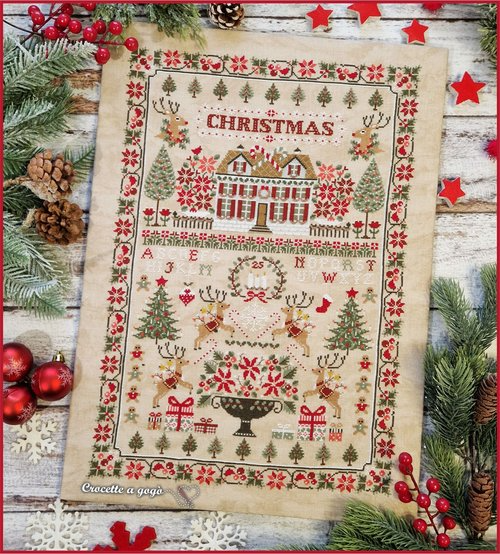 Christmas Sampler Pattern – Colour and Cotton