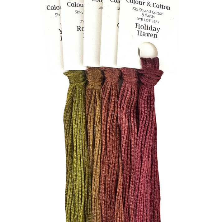 Gradient Thread Set Evergreen Hollow – Colour and Cotton