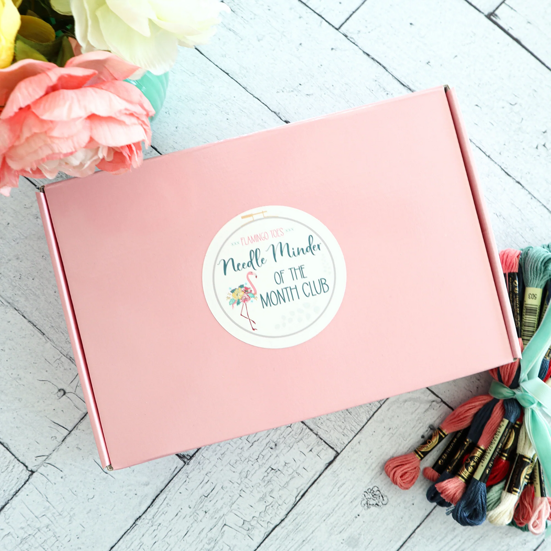 Flamingo Toes Needle Minder of the Month Club – Colour and Cotton