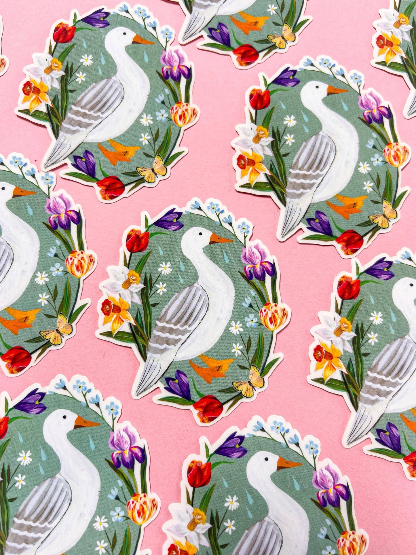 Spring Duck Clear Matte Sticker – Colour and Cotton