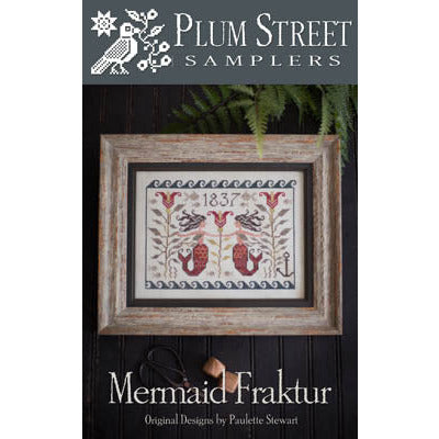 Mermaid Fraktur Pattern – Colour and Cotton